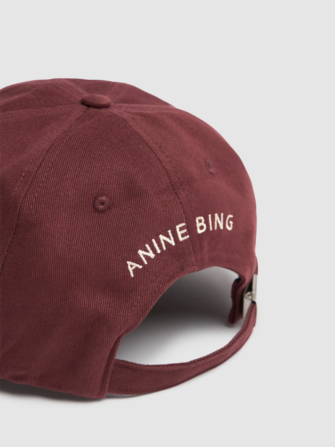 ANINE BING Jeremy Letterman Cotton Baseball Cap ANINE BING