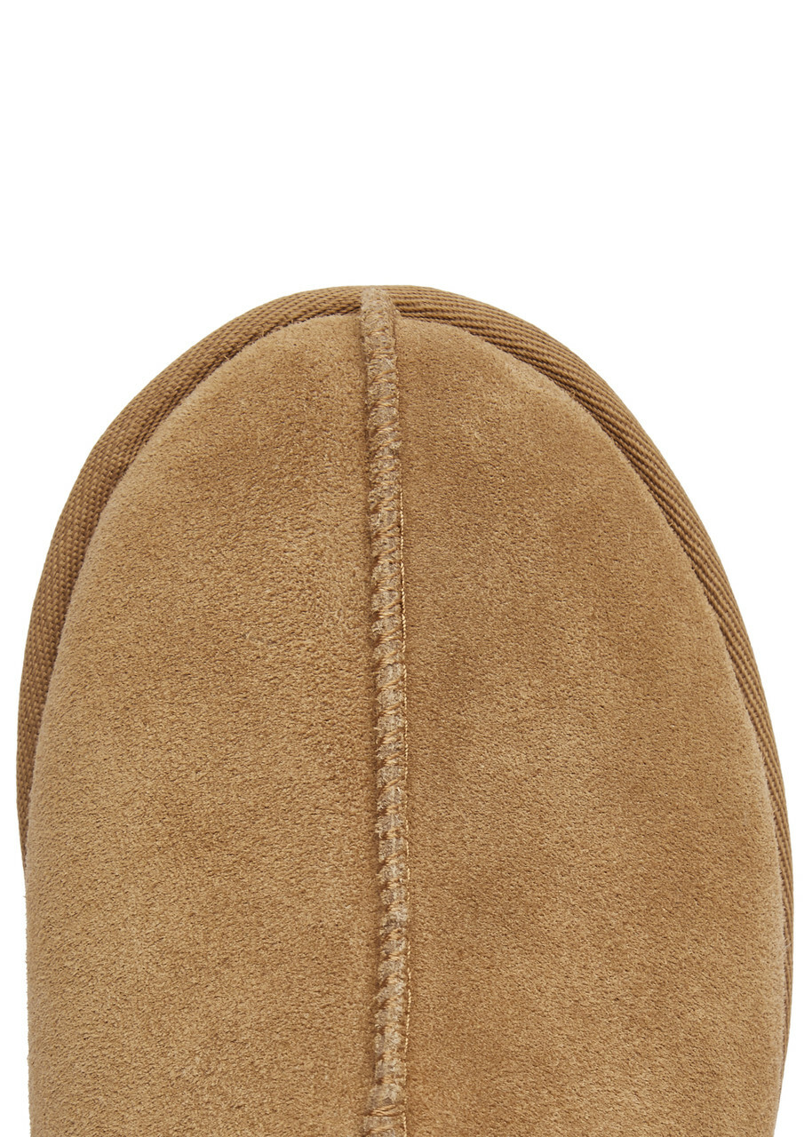 Ugg Tasman Suede Flatform Slippers Tan Ugg