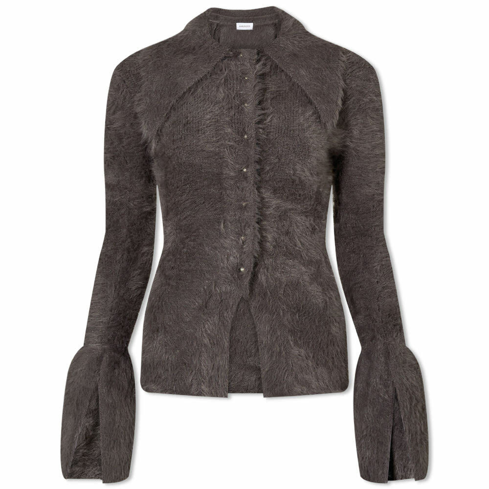 16Arlington Women's Opala Fluffy Knitted Top in Charcoal 16Arlington