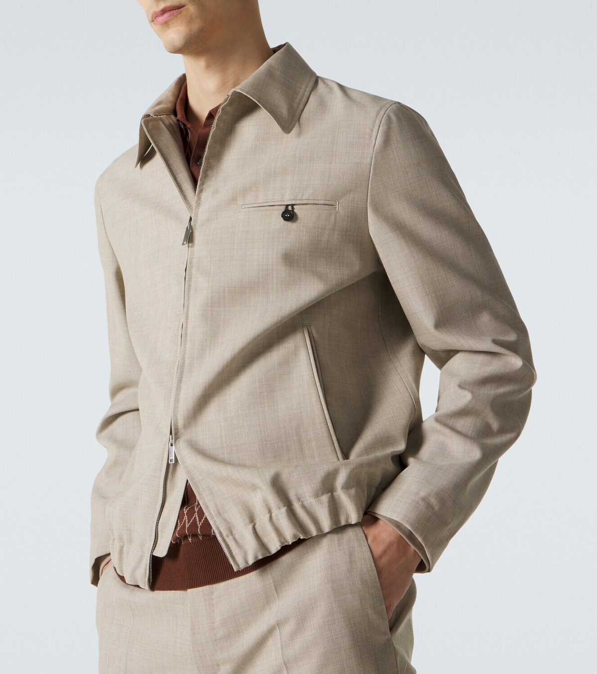 Slowear Virgin wool blouson jacket Slowear