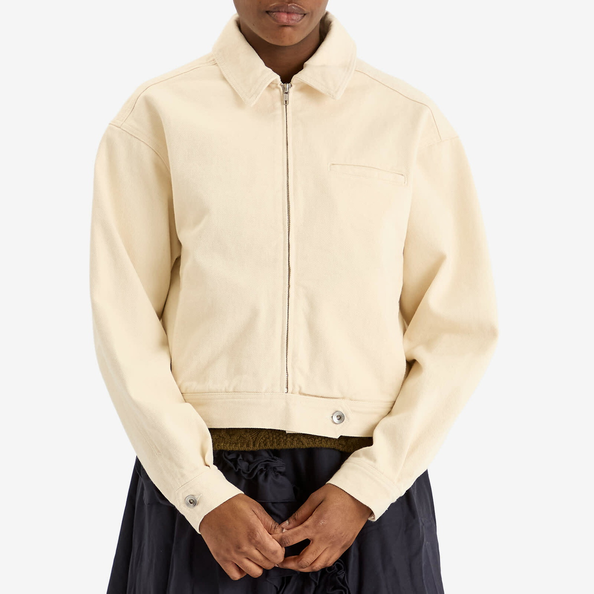 YMC Women's Burnside Jacket in Ecru YMC