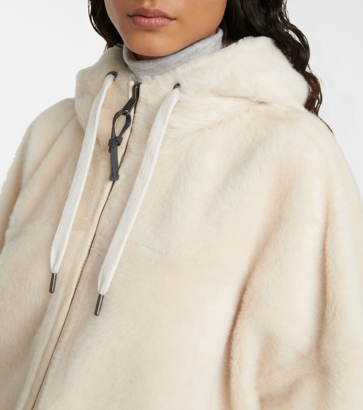 Brunello Cucinelli - Reversible shearling jacket Brunello Cucinelli