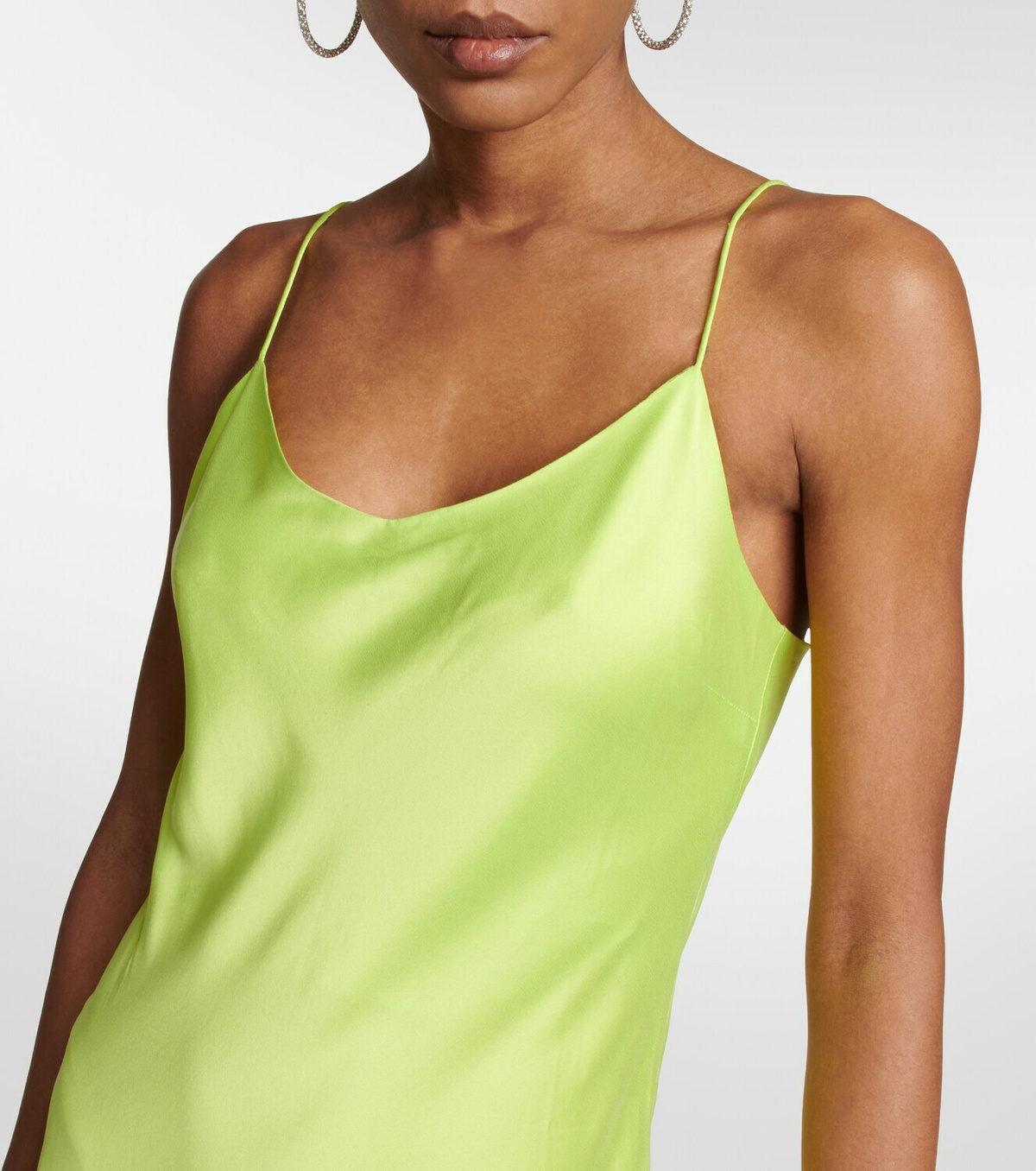 Asceno - Lyon silk maxi slip dress ASCENO
