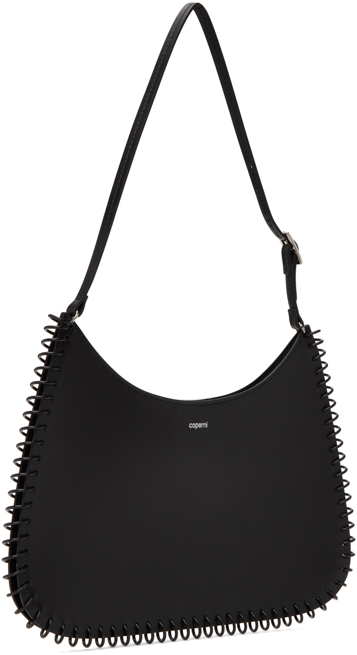Coperni Black Spiral Shoulder Bag Coperni