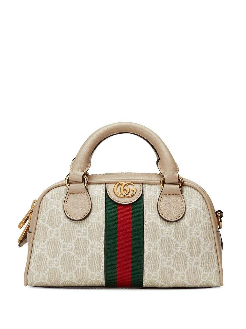 GUCCI - Ophidia Leather Handbag Gucci