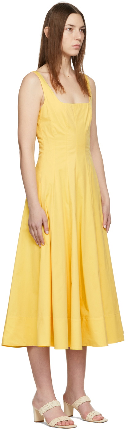 Staud Yellow Wells Dress Staud