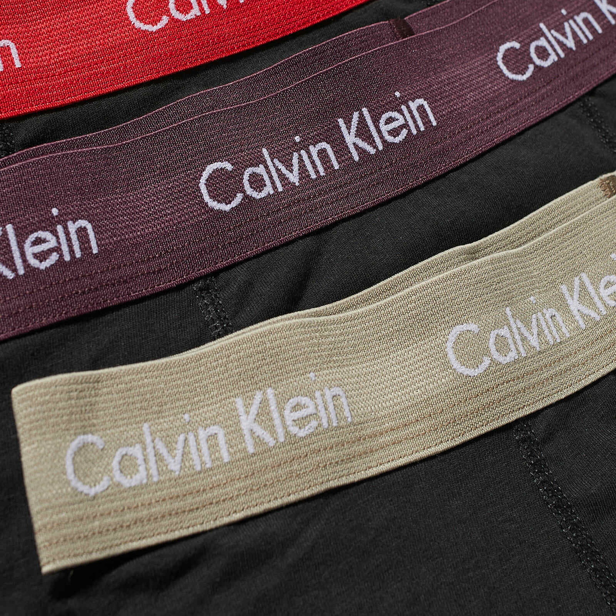 Calvin Klein Men's Trunk - 3 Pack in Plum/Berry/Element Calvin Klein