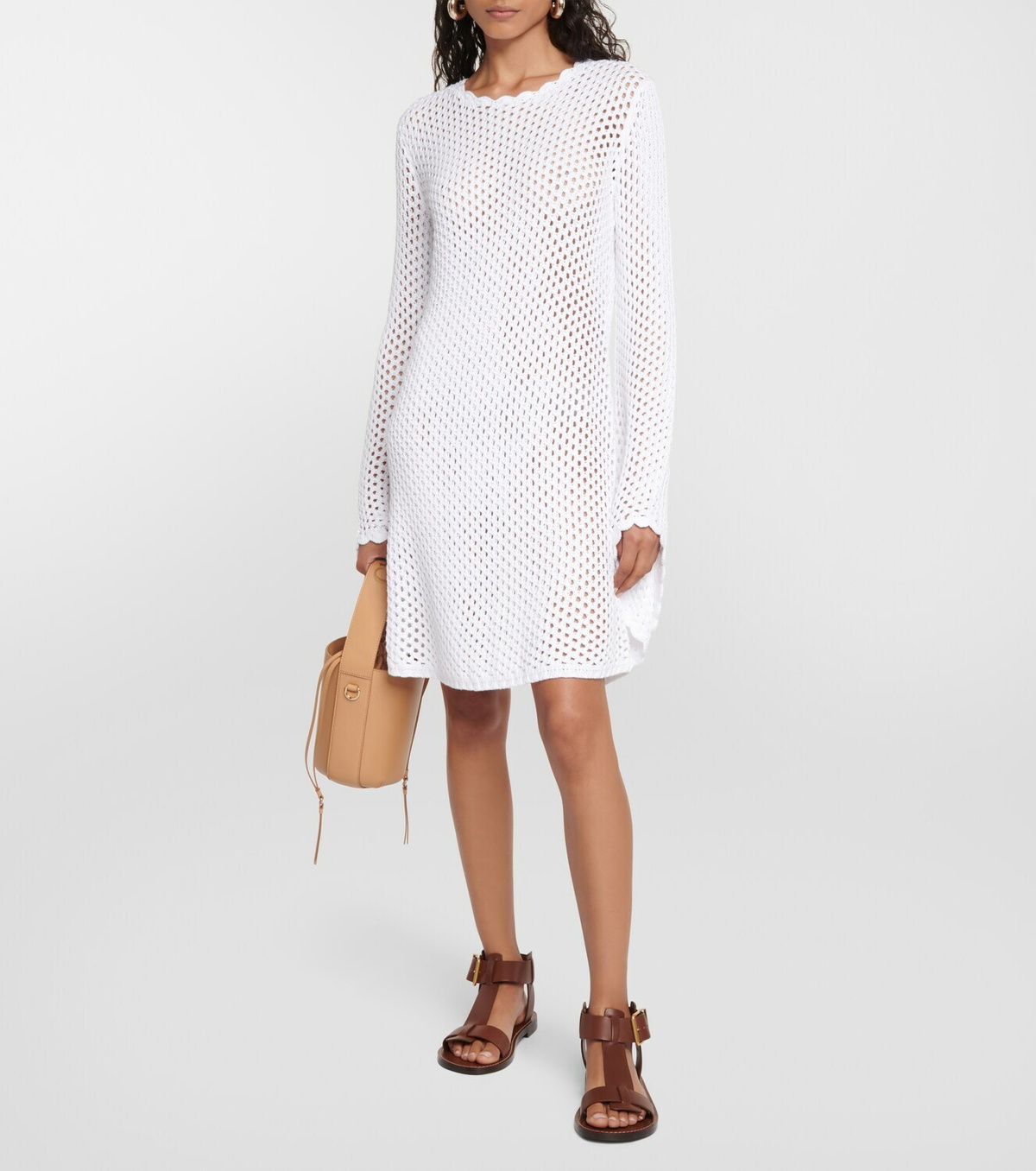 Chloé Cotton knit minidress Chloe