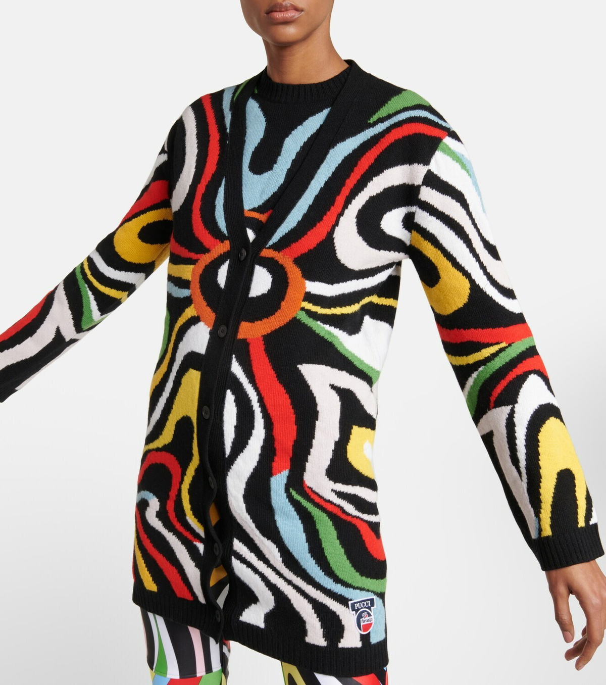 Pucci - x Fusalp intarsia wool cardigan Emilio Pucci