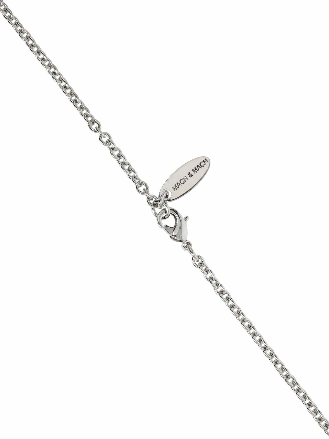 MACH & MACH - Double Crystal Bow Collar Necklace MACH & MACH