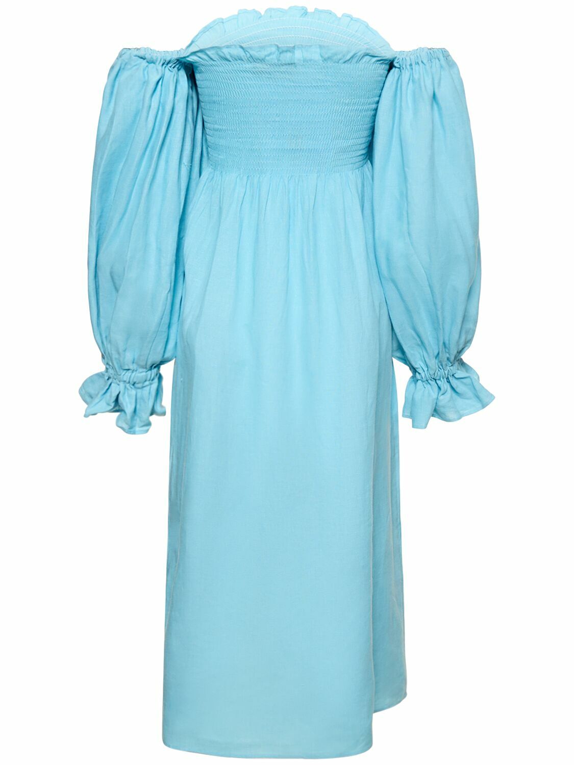 SLEEPER - Atlanta Linen Midi Dress Sleeper