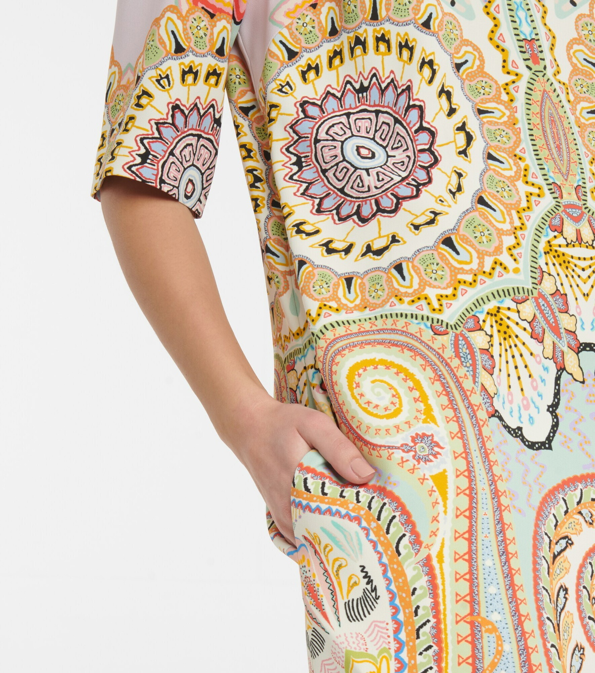 Etro - Printed jersey minidress Etro