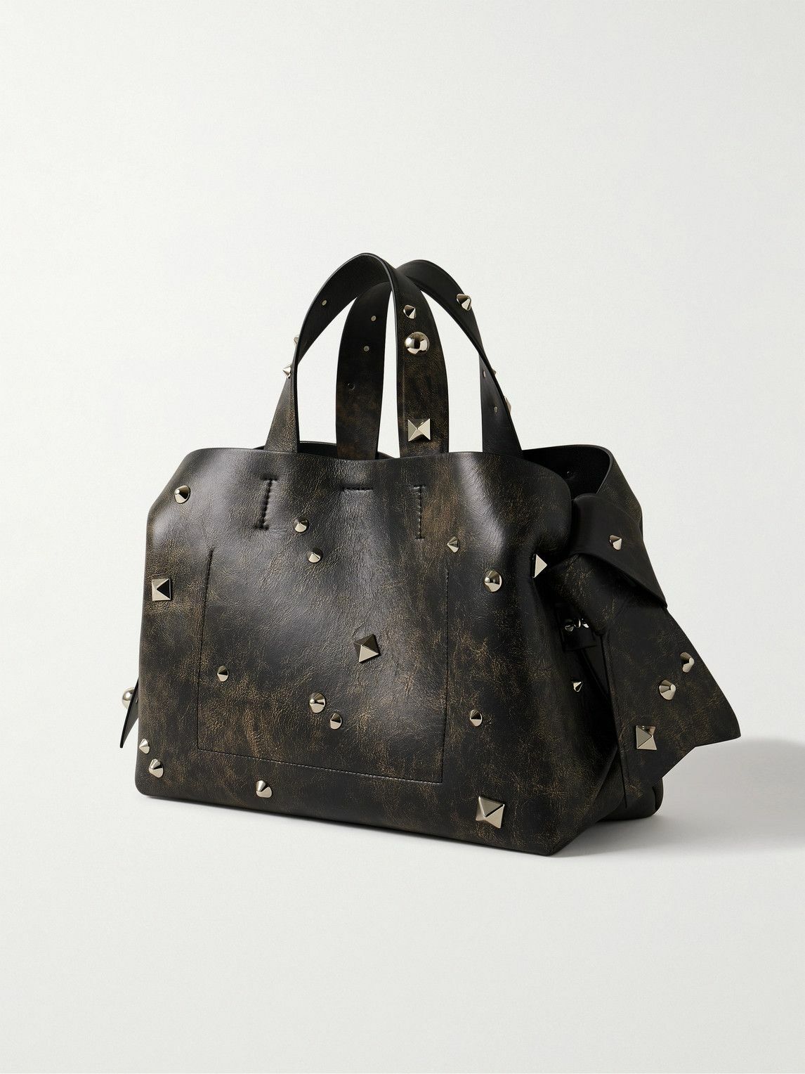 Acne Studios - Musubi Knotted Studded Leather Tote Bag Acne Studios