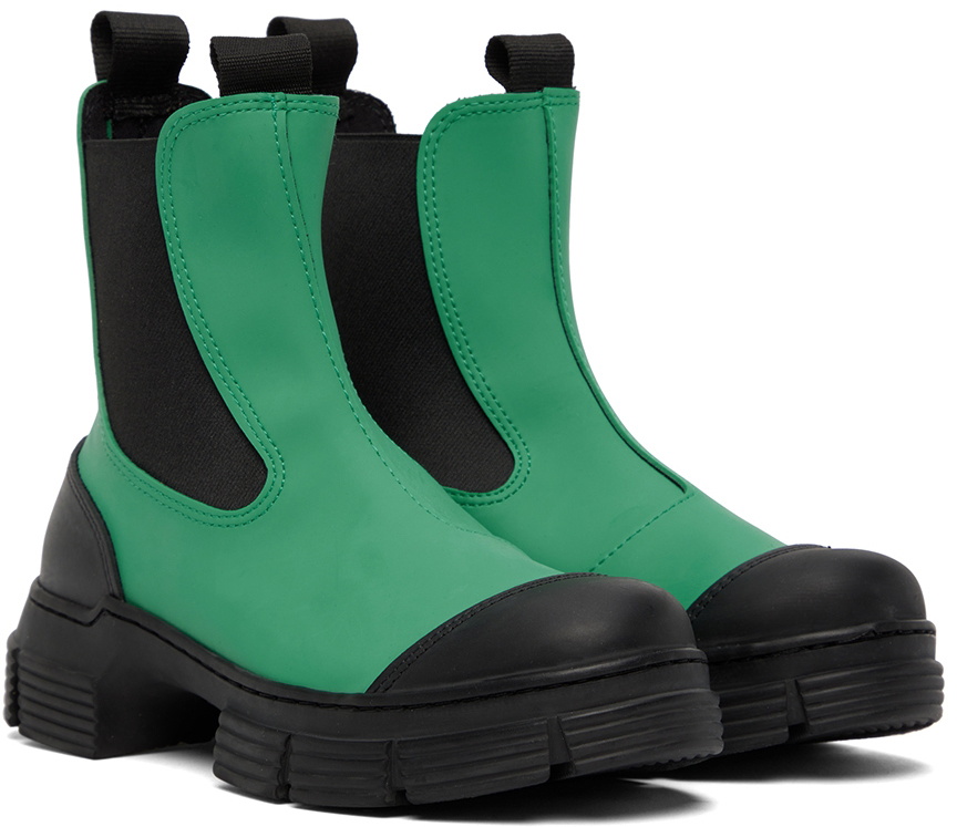 GANNI Green City Ankle Boots GANNI