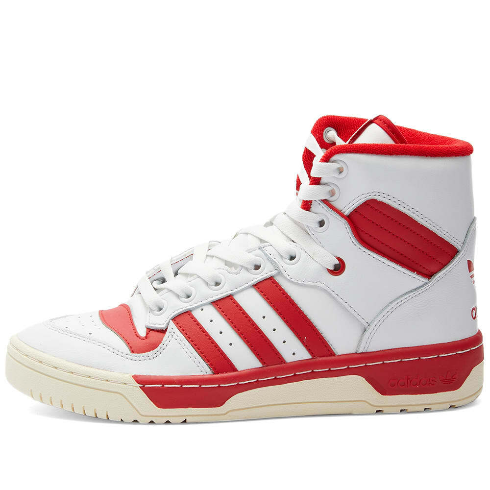 Adidas Women's Rivalry Hi-Top W Sneakers in Crystal/Better Scarlet ...