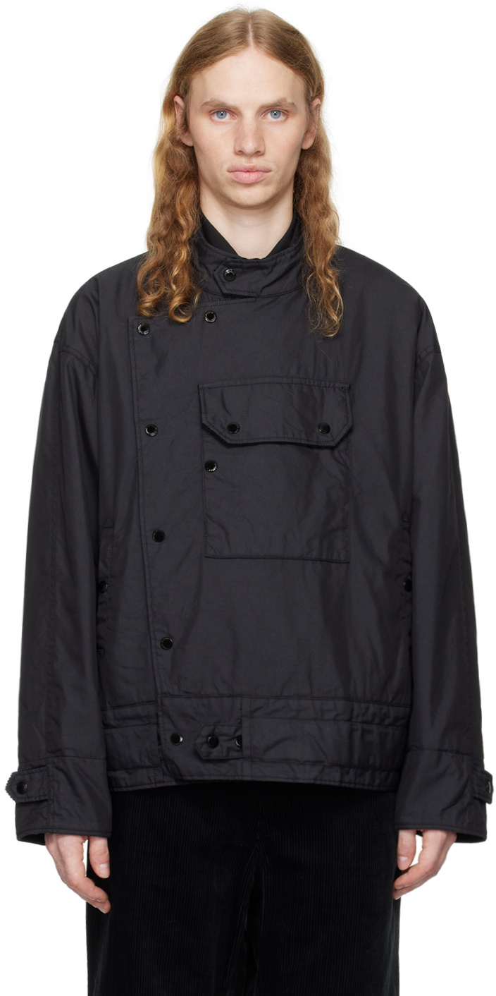 Engineered Garments Black Moto Jacket Engineered Garments