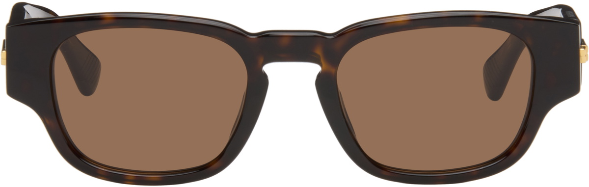 Bottega Veneta Brown Classic Panthos Sunglasses Bottega Veneta