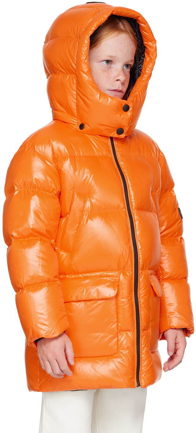 MACKAGE Kids Orange Kennie Down Coat Mackage