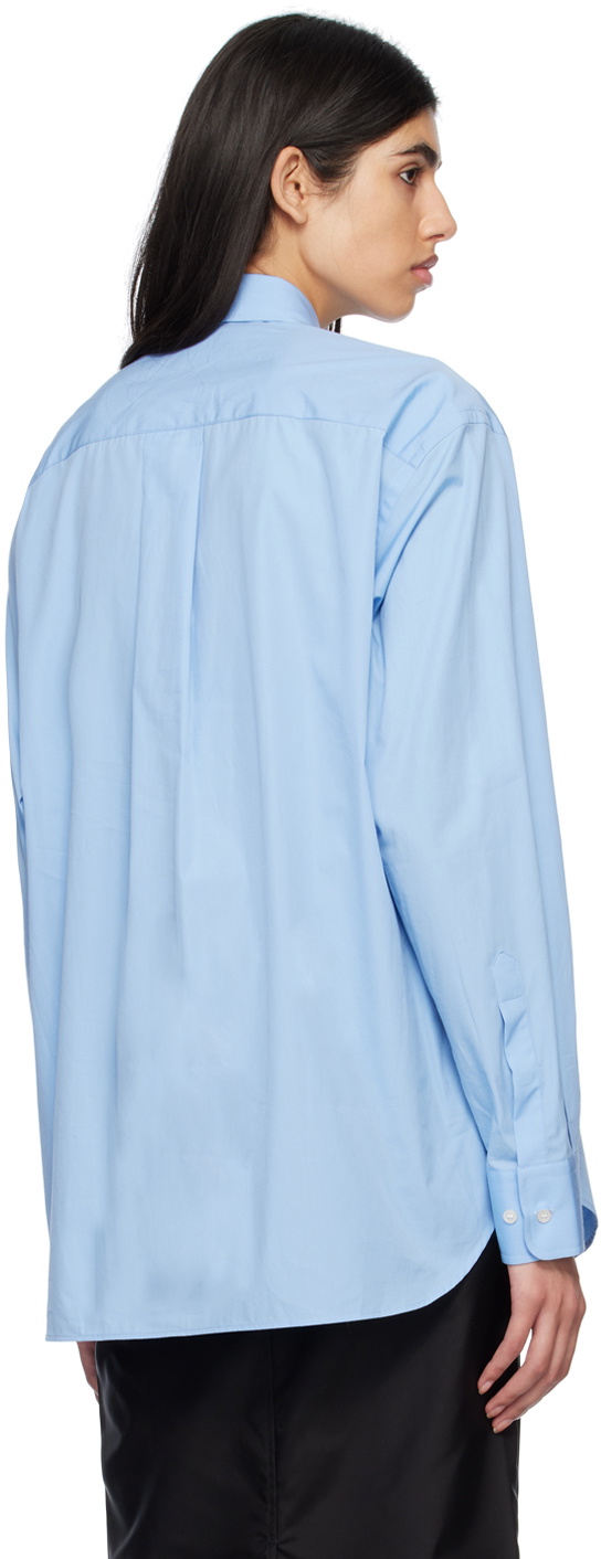 WARDROBE.NYC Blue Oversize Shirt WARDROBE.NYC