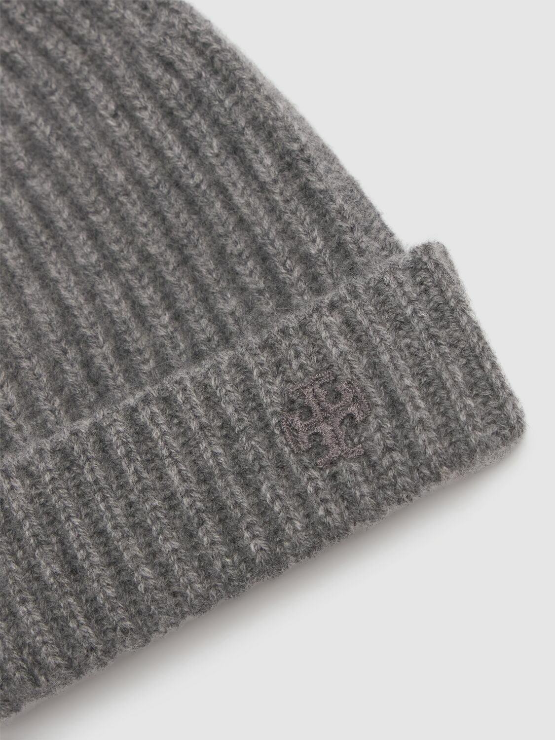 TORY BURCH Cashmere Rib Knit Beanie Tory Burch