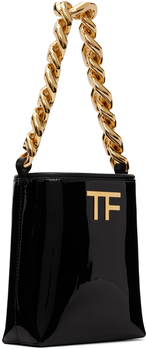 TOM FORD Black Mini TF Maxi Chain Bag TOM FORD