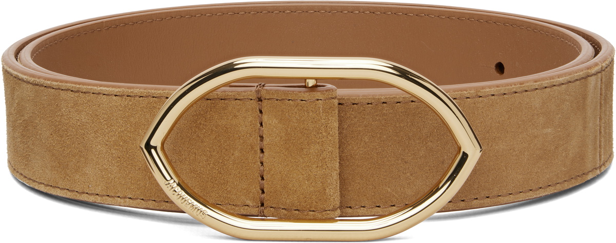JACQUEMUS Tan 'La Ceinture Calisson' Belt Jacquemus