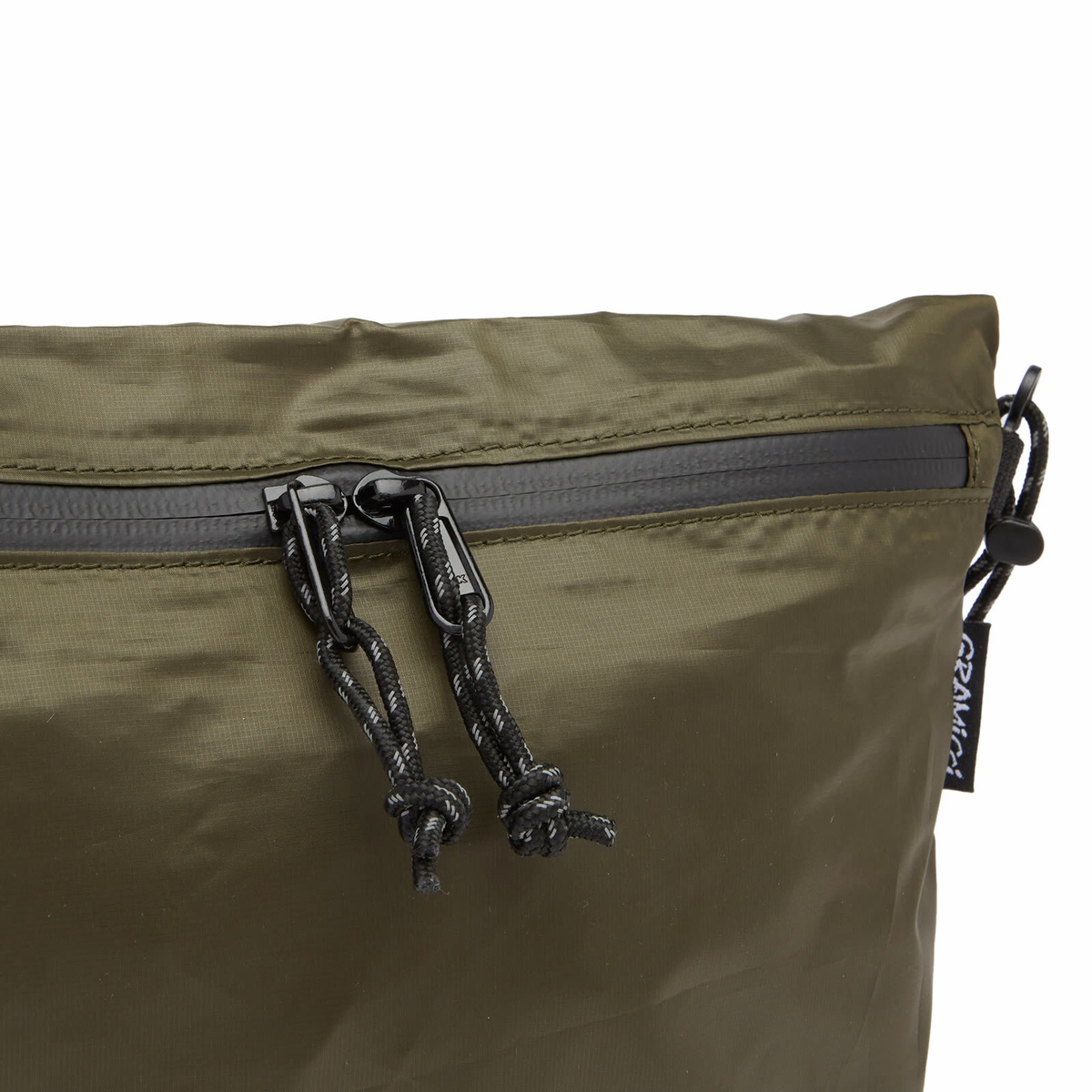 Gramicci Men's Micro Ripstop Sacoche Bag in Olive Drab Gramicci