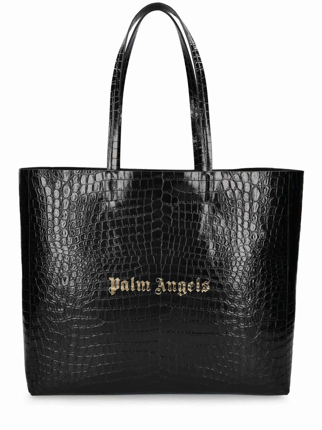 PALM ANGELS - Palm Leather Tote Bag Palm Angels