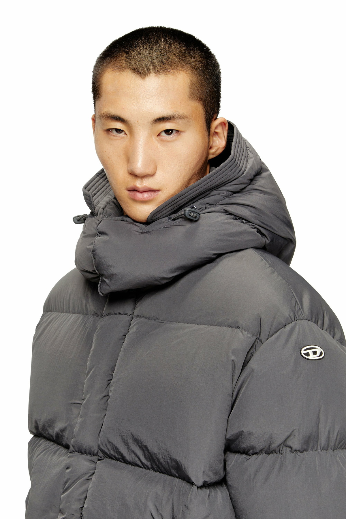 Diesel Down jacket in recycled nylon taslan - Winter Jackets Mens in ...