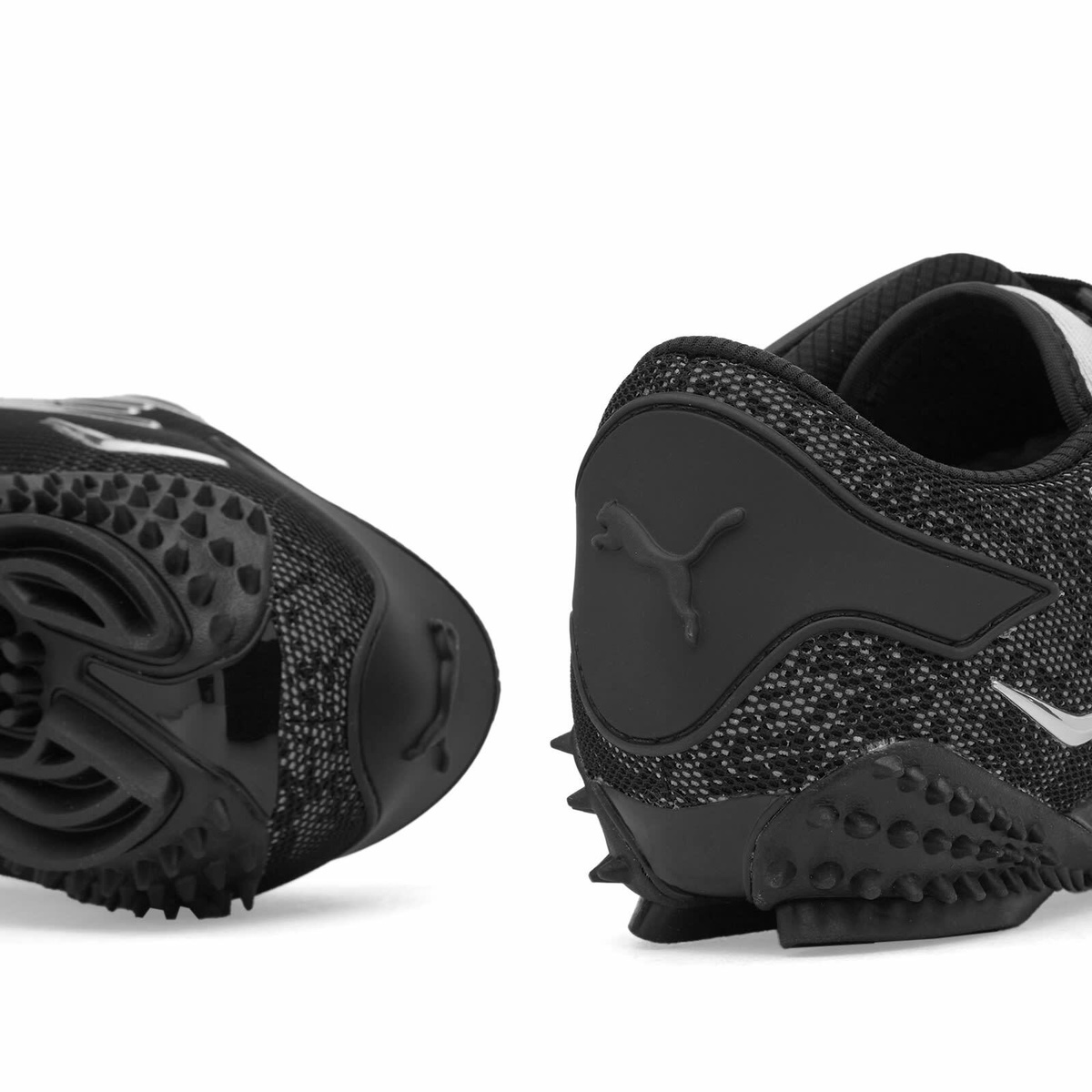 Puma Mostro Metallic in Black/Silver Puma