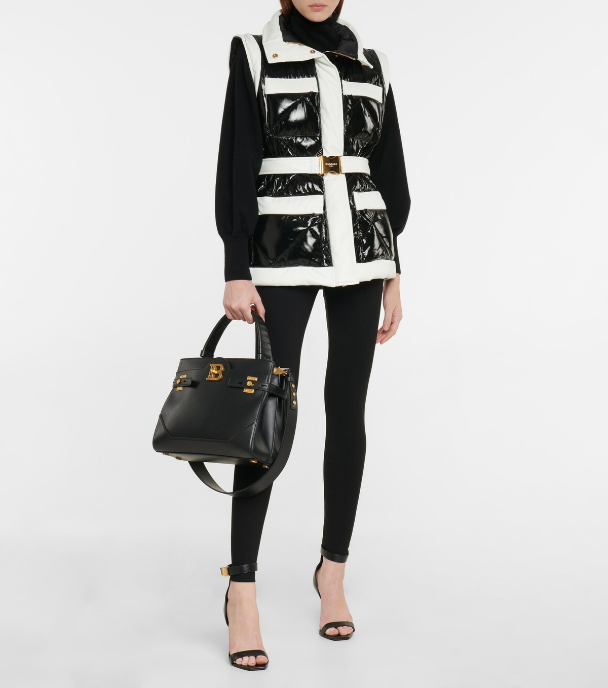 Balmain - Belted puffer vest Balmain