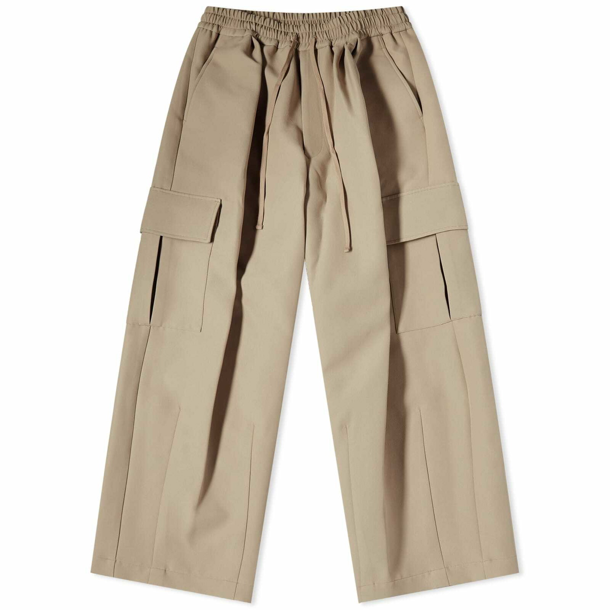 F/CE. Men's Tech Twill Wide Cargo Pants in Beige F/CE.