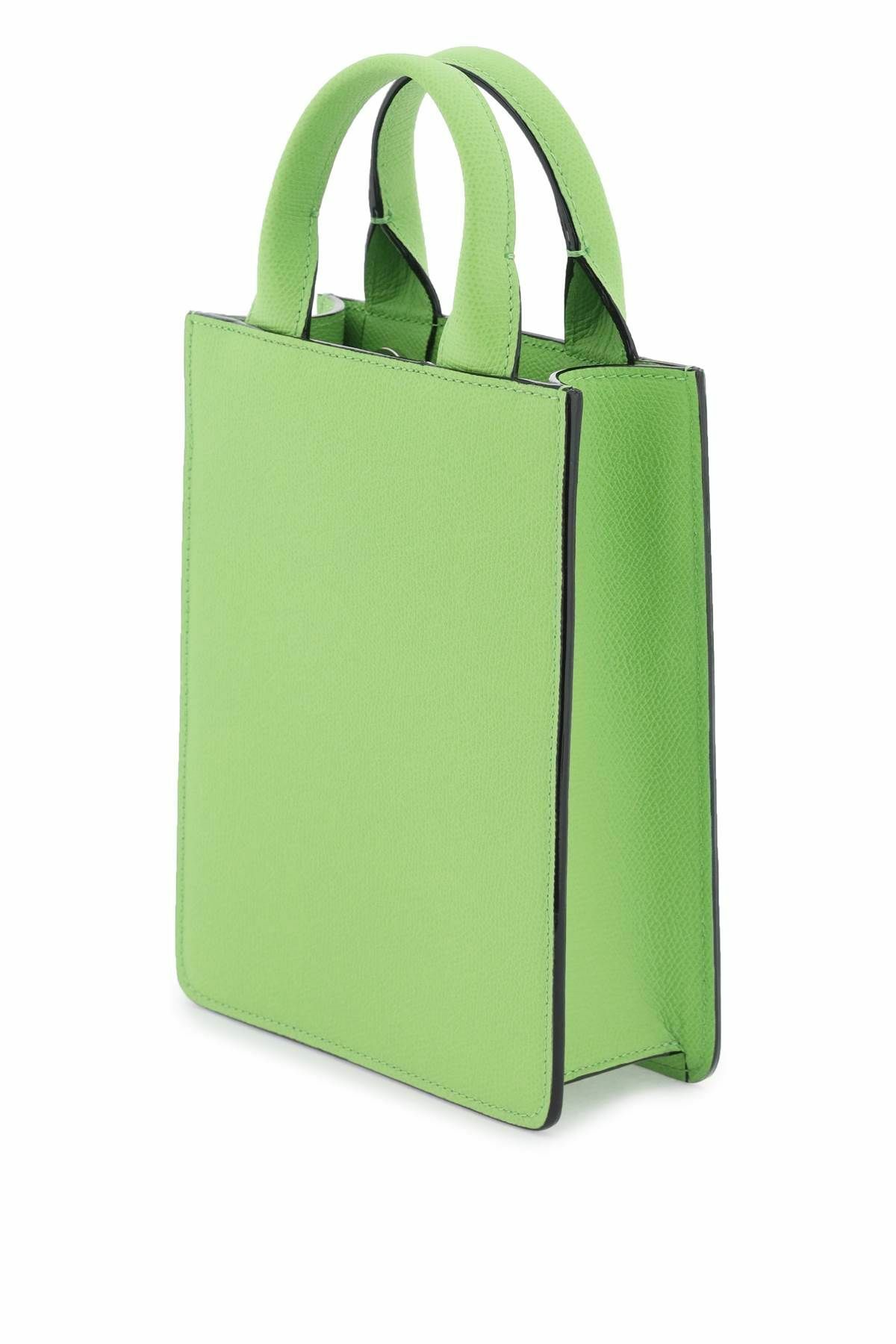VALEXTRA mini 'boxy' tote bag Green Valextra