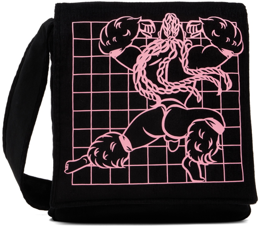 Bernhard Willhelm Black Graphic Bag