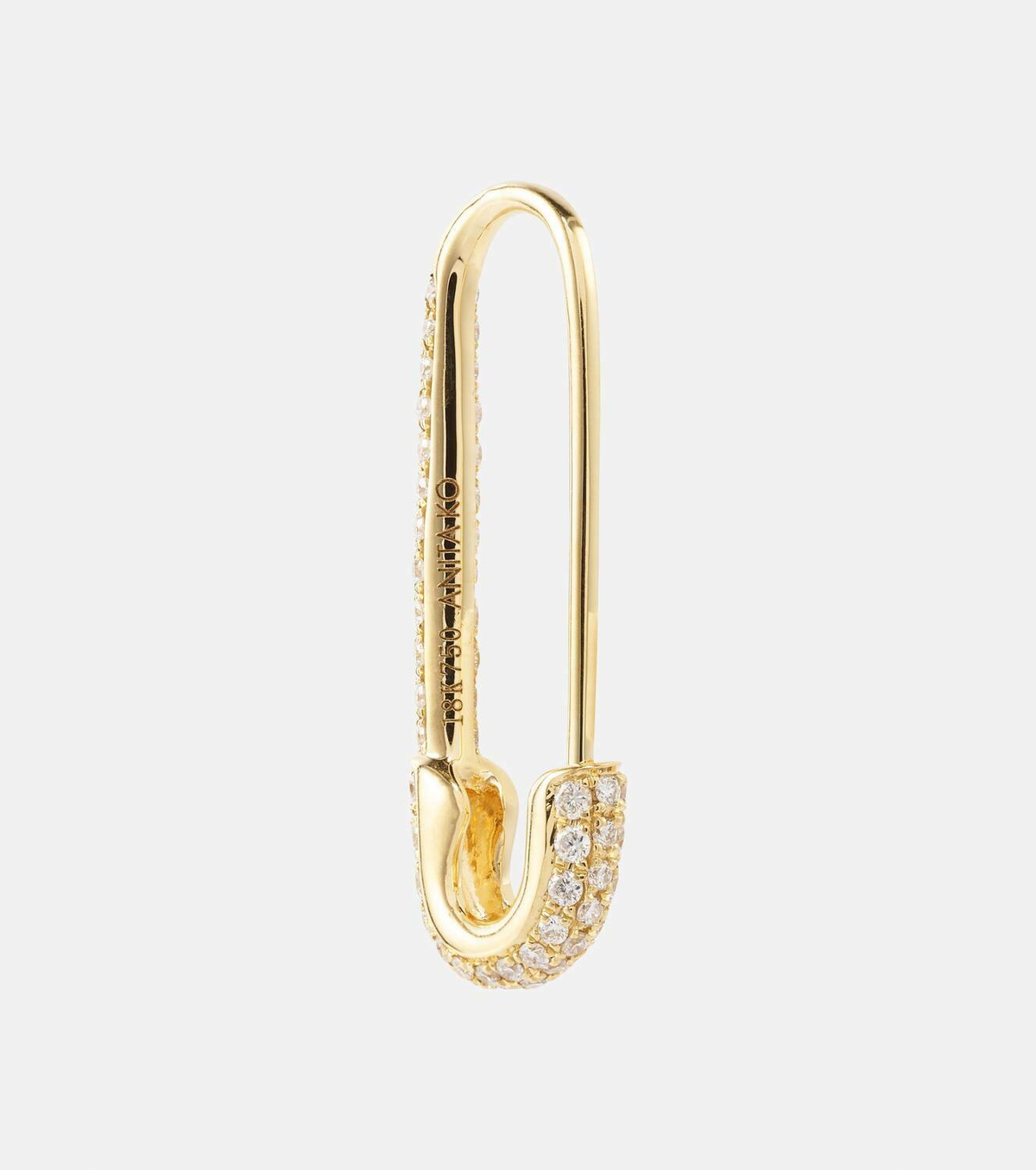 Anita Ko Safety Pin Earring