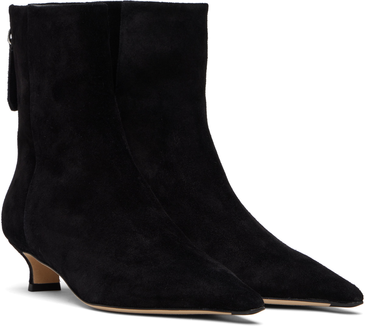 Aeyde Black Zoe Suede Boots Aeyde