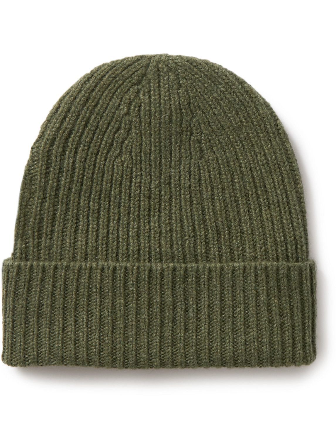 William Lockie - Ribbed Cashmere Beanie William Lockie