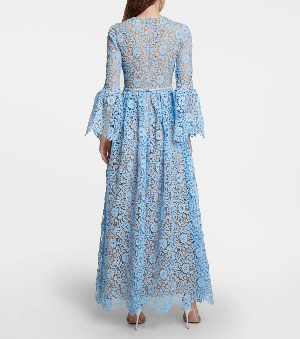 Self-Portrait Rose lace maxi dress Self-Portrait