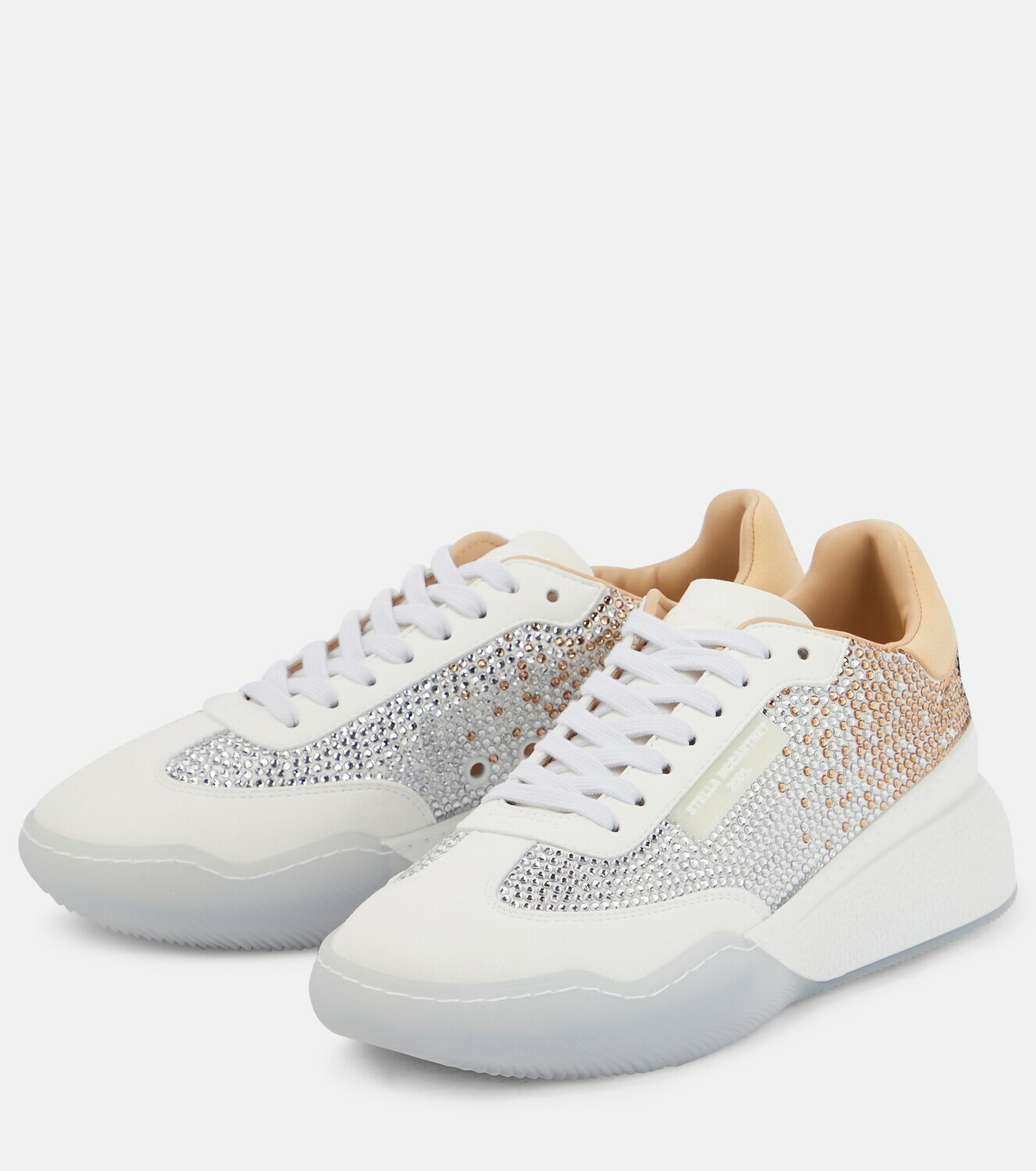 Stella McCartney - Loop crystal-embellished sneakers Stella McCartney