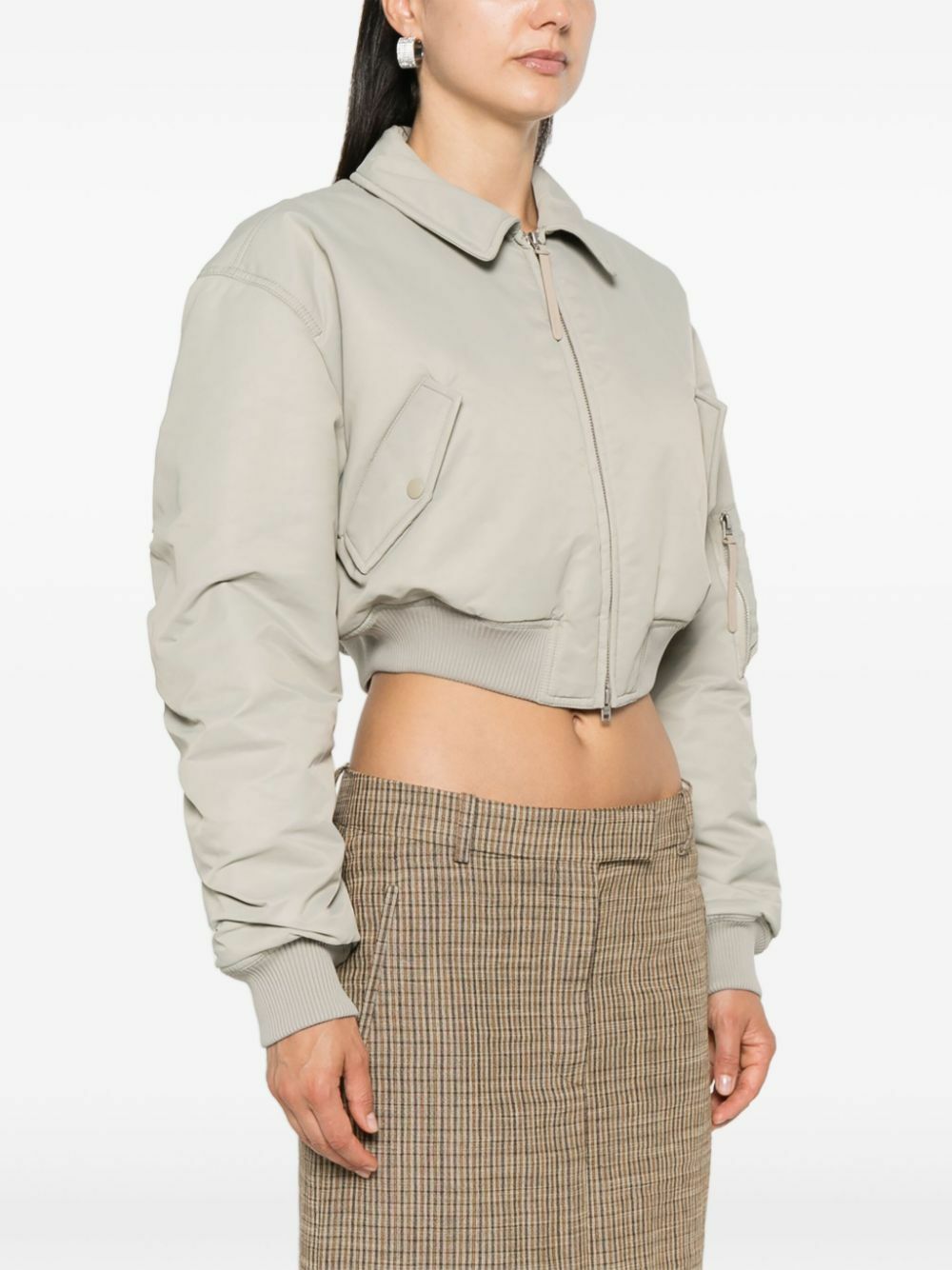 Acne Studios Logo-Embroidered Bomber Jacket Acne Studios