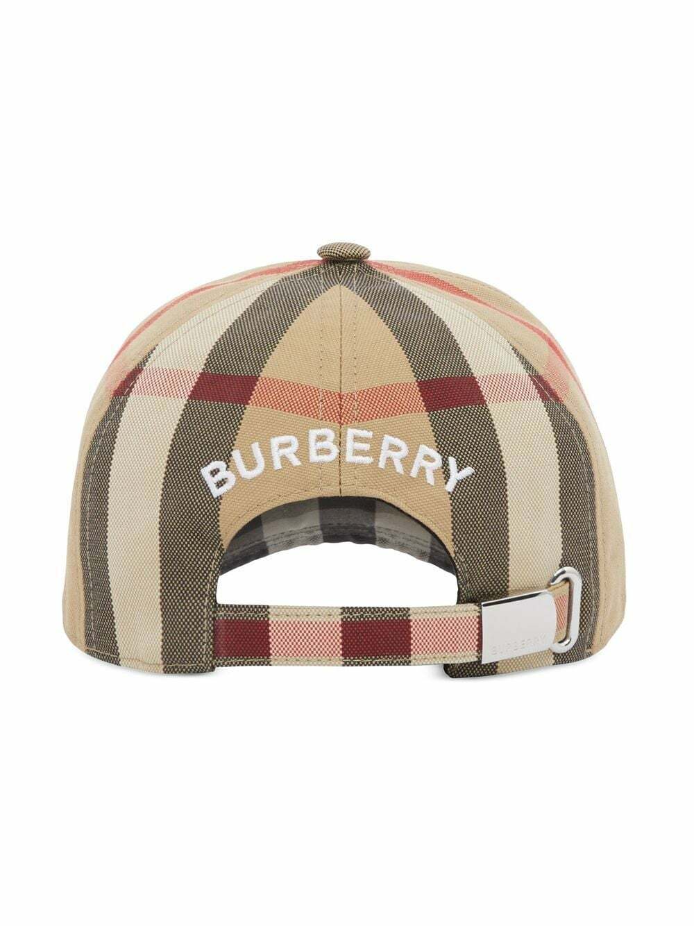 BURBERRY - Check Motif Baseball Cap Burberry