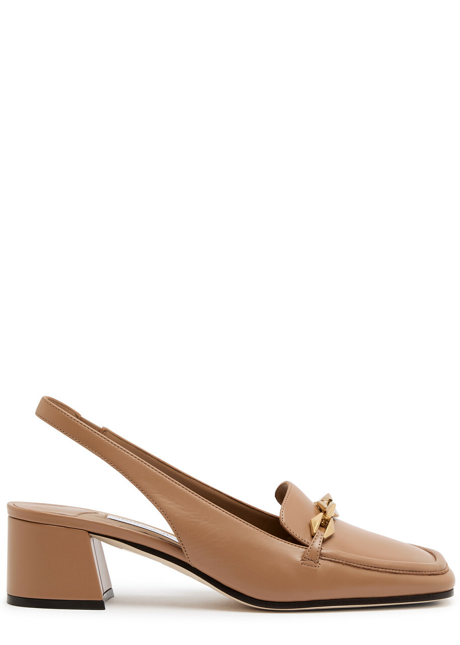 Jimmy Choo Diamond Tilda 45 Leather Slingback Pumps Jimmy Choo