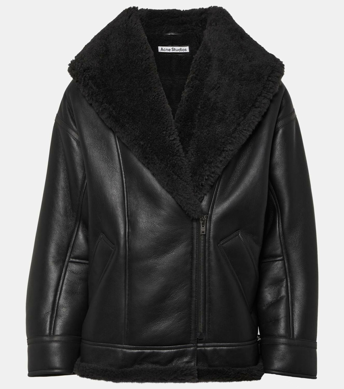 Acne Studios Shearling-lined leather jacket Acne Studios