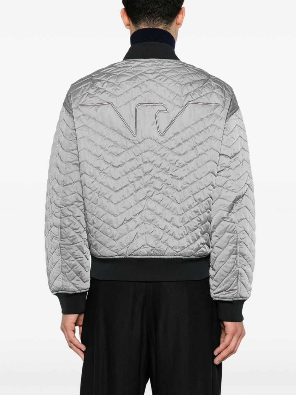 EMPORIO ARMANI - Quilted Bomber Jacket mens Emporio Armani
