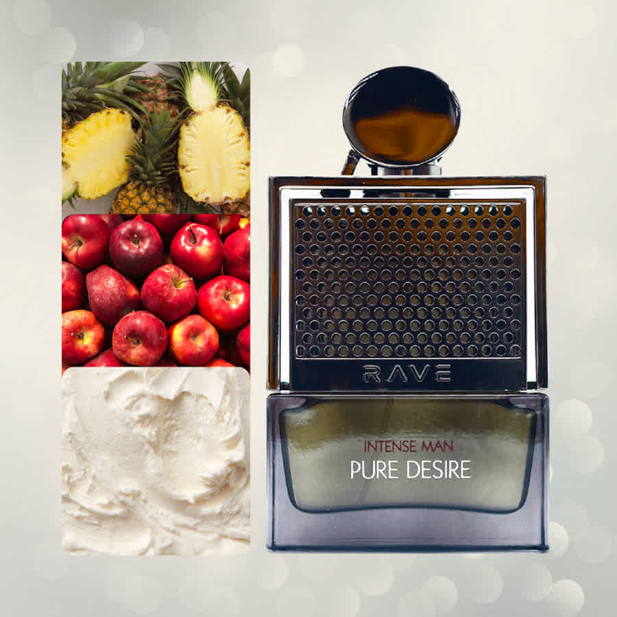 Lattafa Mens Rave Pure Desire Intense EDP Spray 3.4 oz Fragrances ...