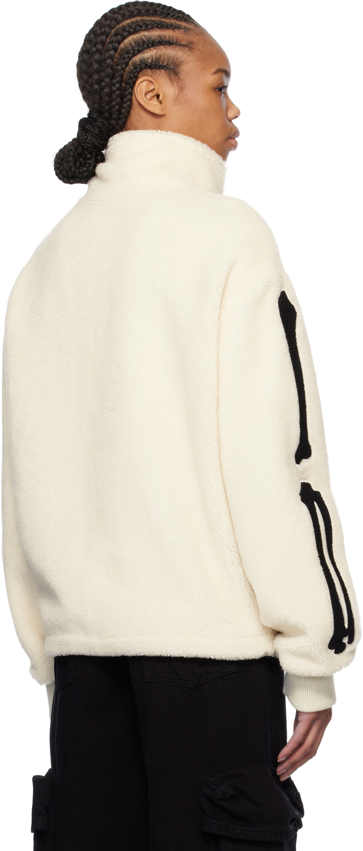 AMIRI Off-White Bones Fleece Jacket Amiri