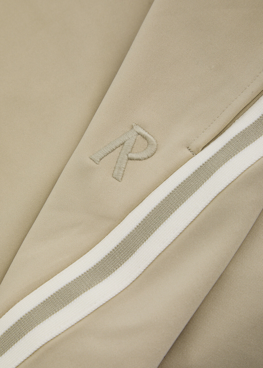 Represent Striped Stretch-jersey Track Pants Stone Represent