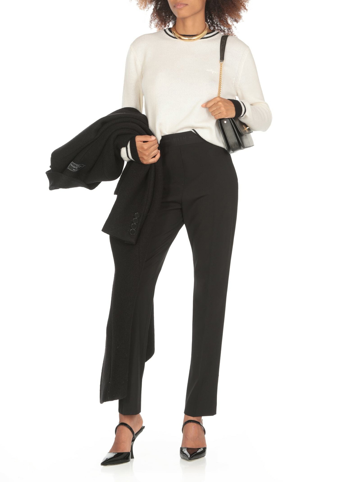 MSGM Virgin Wool Trousers MSGM