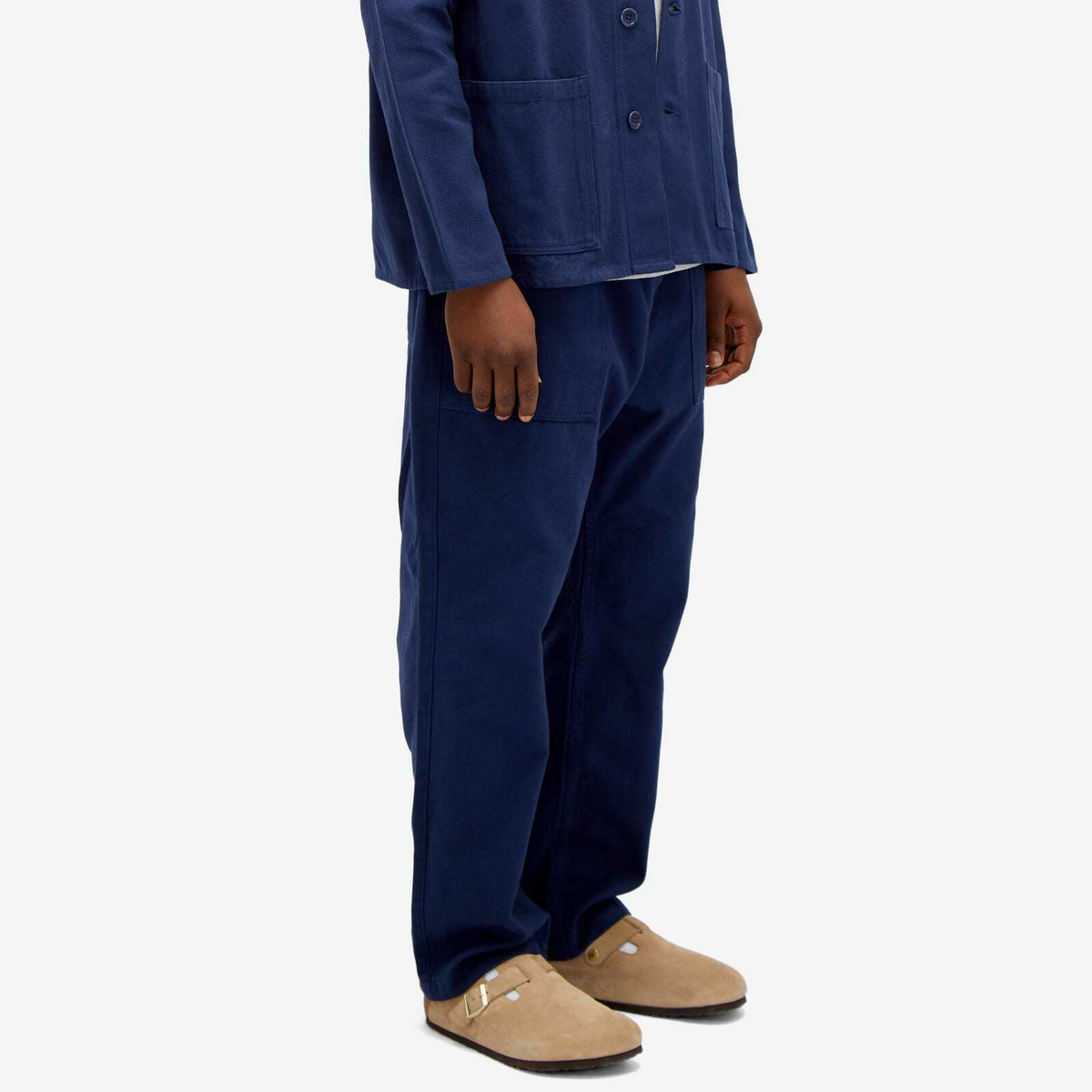 Service Works Men's Moleskin Chef Pants in Navy Service Works