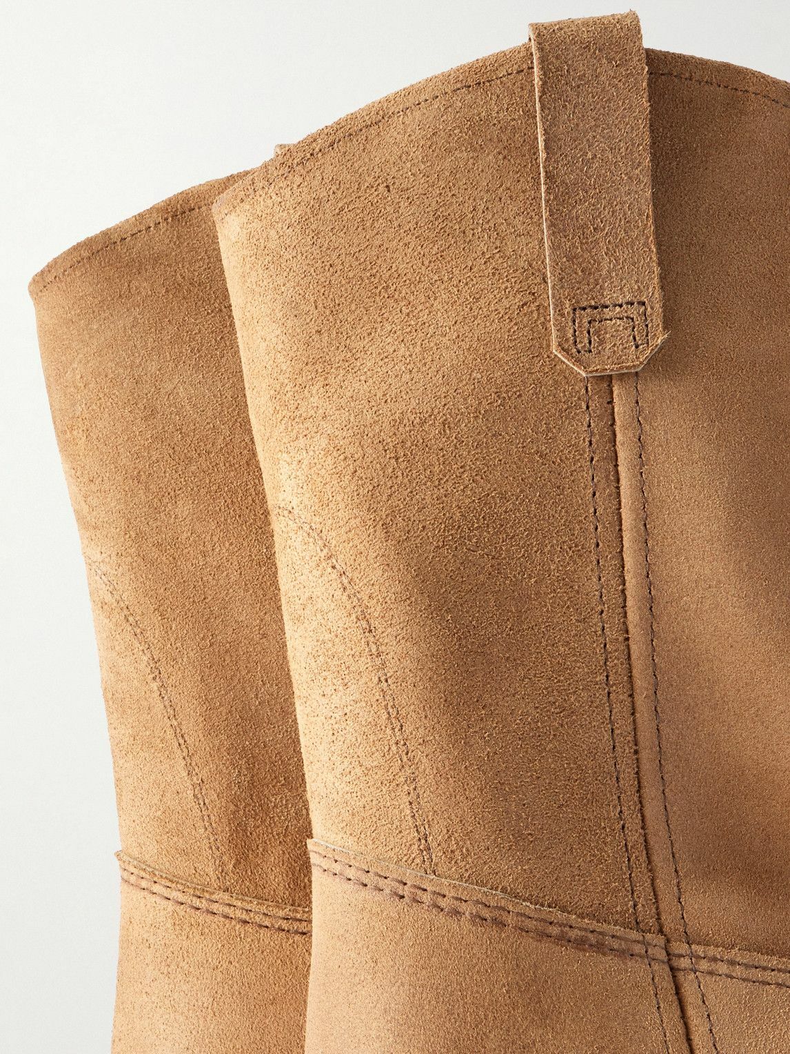 Red Wing Shoes - Pecos Suede Cowboy Boots - Neutrals Red Wing Shoes